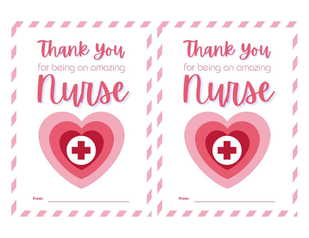 Nurse Appreciation Gift Card Holder, Printable Gift for Nurse, Nurse ...