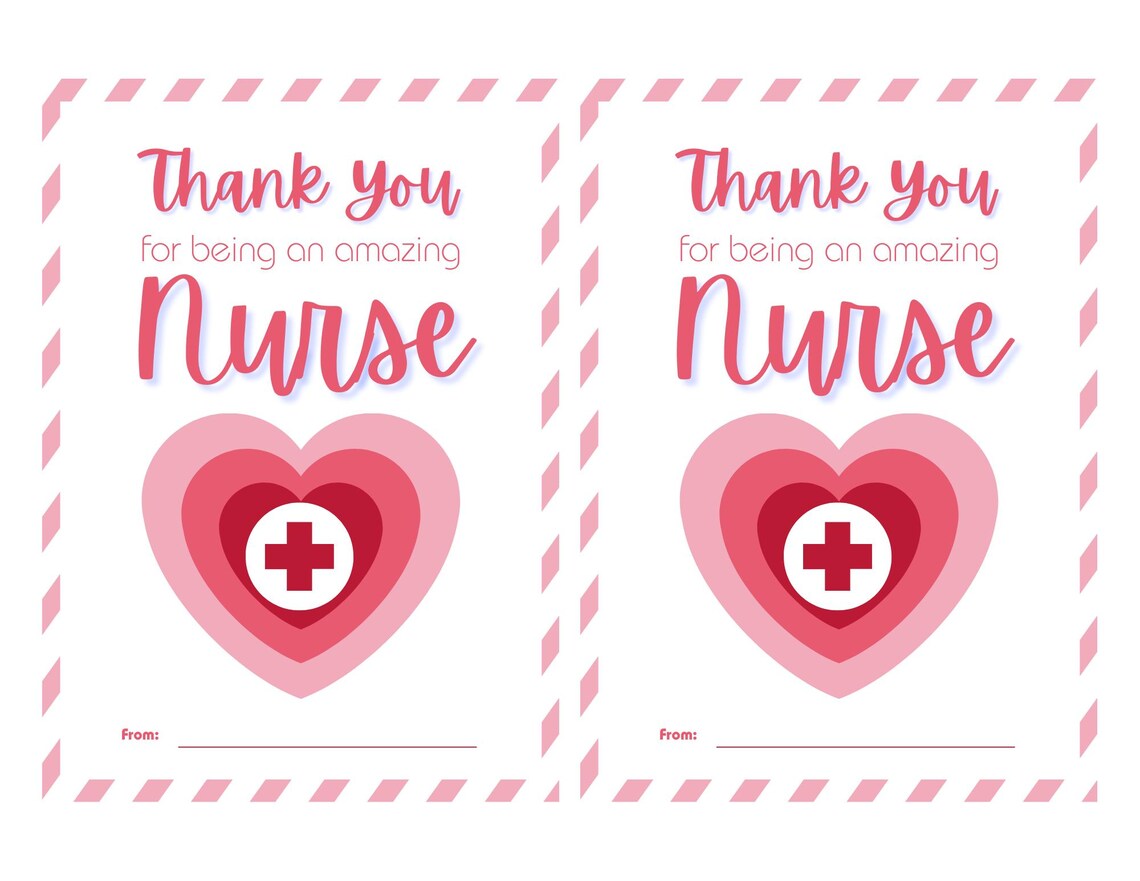 Nurse Appreciation Gift Card Holder, Printable Gift for Nurse, Nurse ...