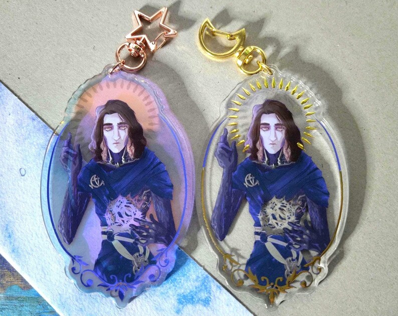 Viktor Arcane Gold Foil Holographic Keychain - Etsy