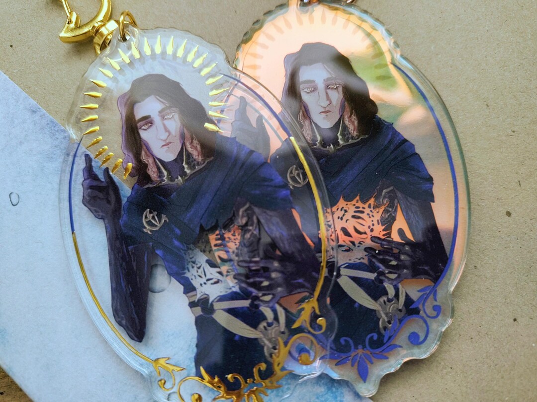 Viktor Arcane Gold Foil Holographic Keychain - Etsy