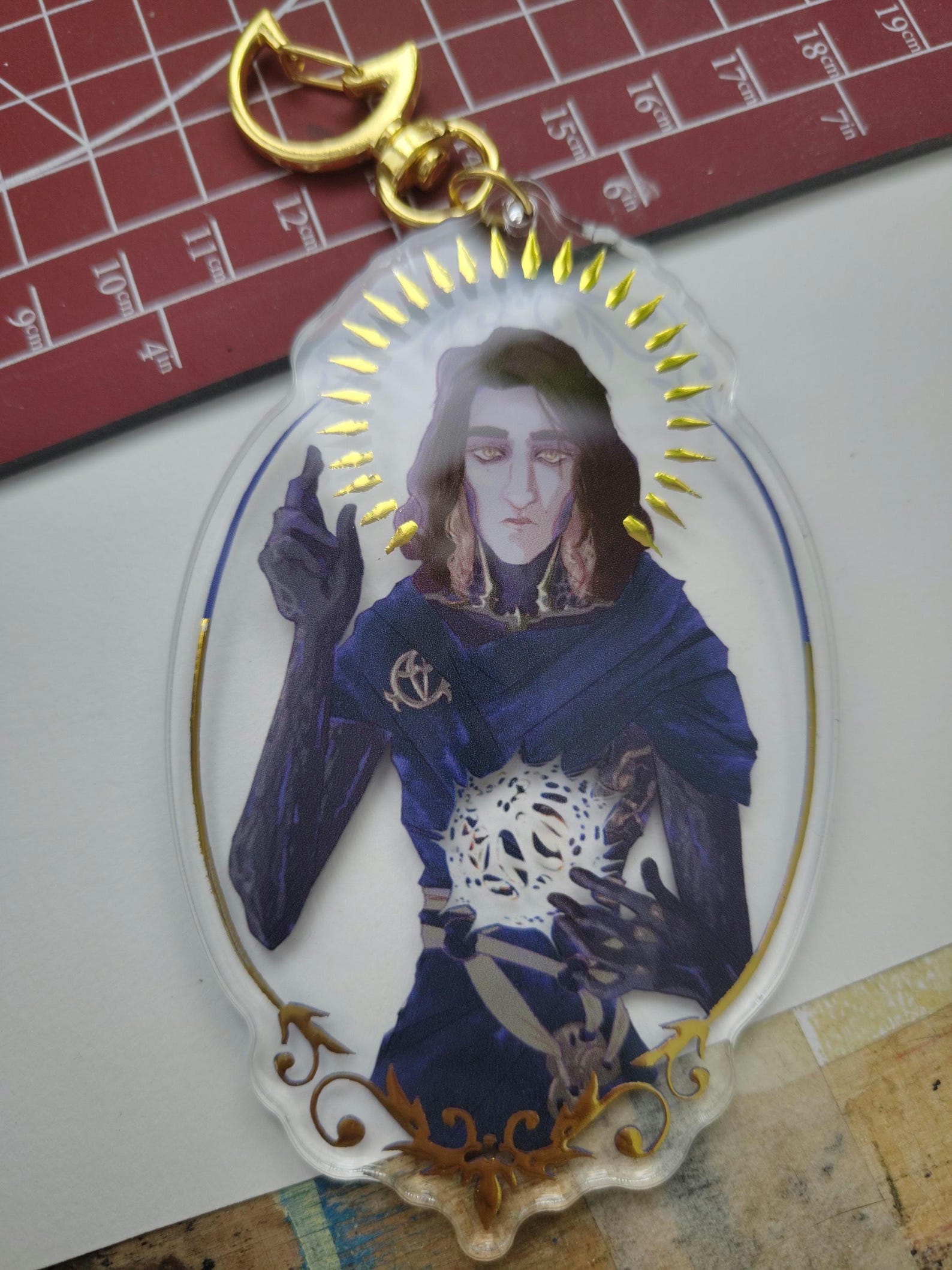 Viktor Arcane Gold Foil Holographic Keychain - Etsy