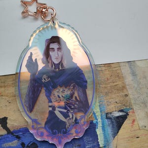 Viktor Arcane Gold Foil Holographic Keychain - Etsy