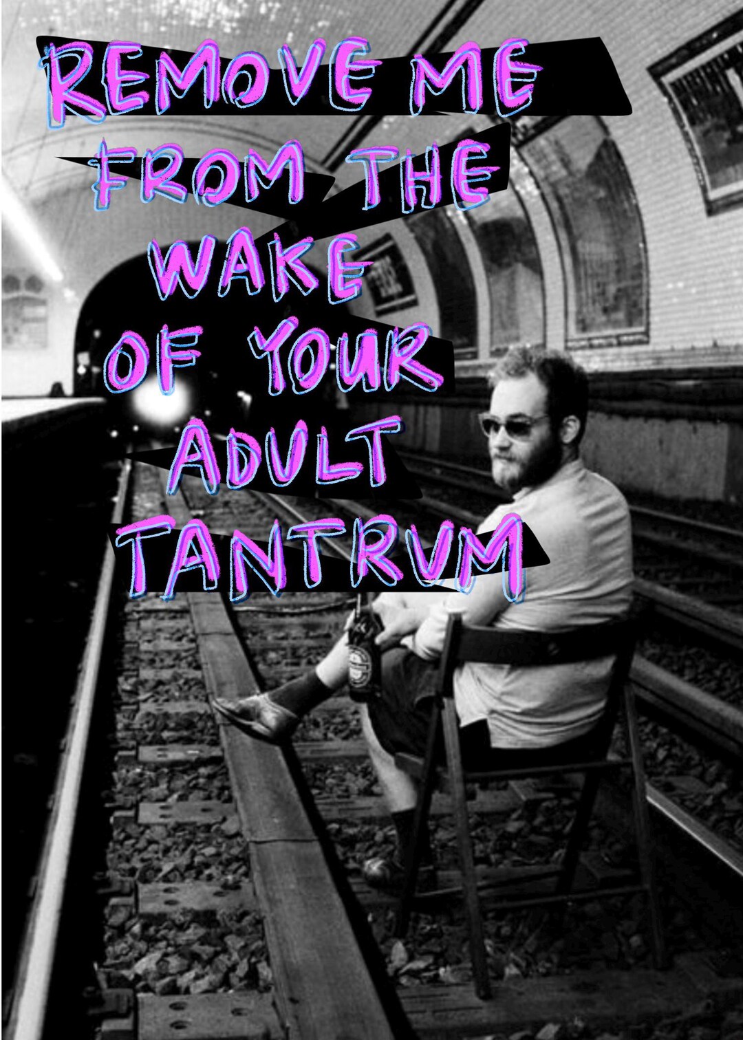 Adult Tantrum – Art Print, Digital Download, Wall Art, Western, Pop Art ...