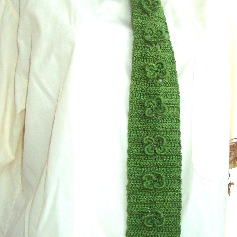 Crochet Necktie - Etsy