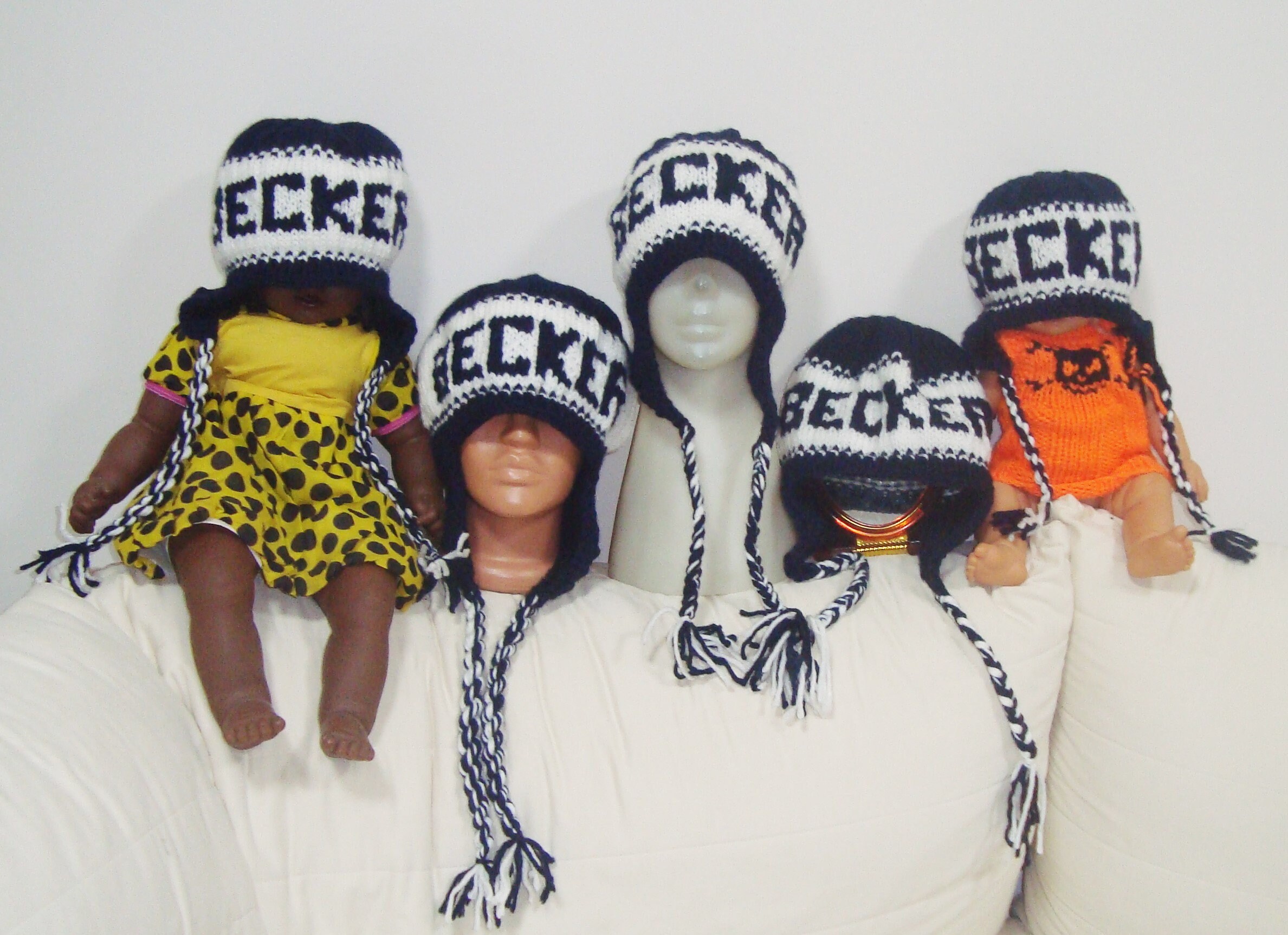 Family Matching Hats Birthday Gift for Family Hand Knit Winter - Etsy ...