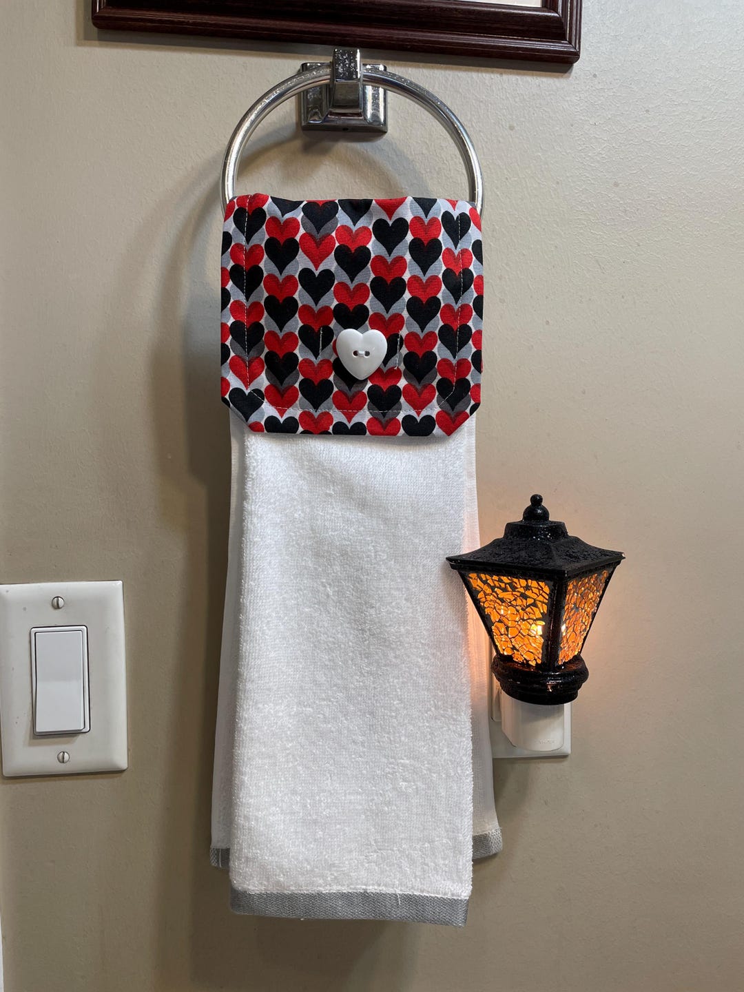 Upscale Hanging Hand Towel Set of 2 - Etsy