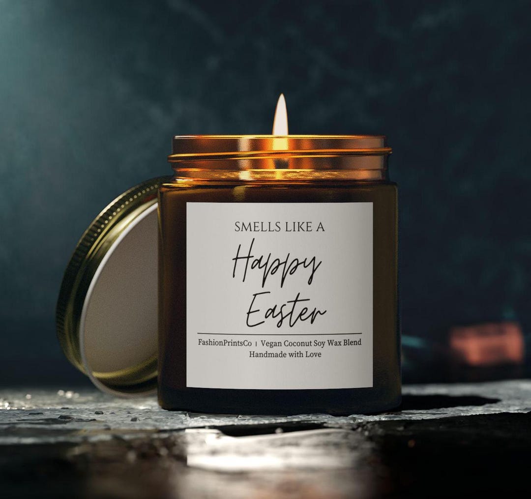 Happy Easter Scented Candle - Easter Candle, Easter, Easter Gift ...