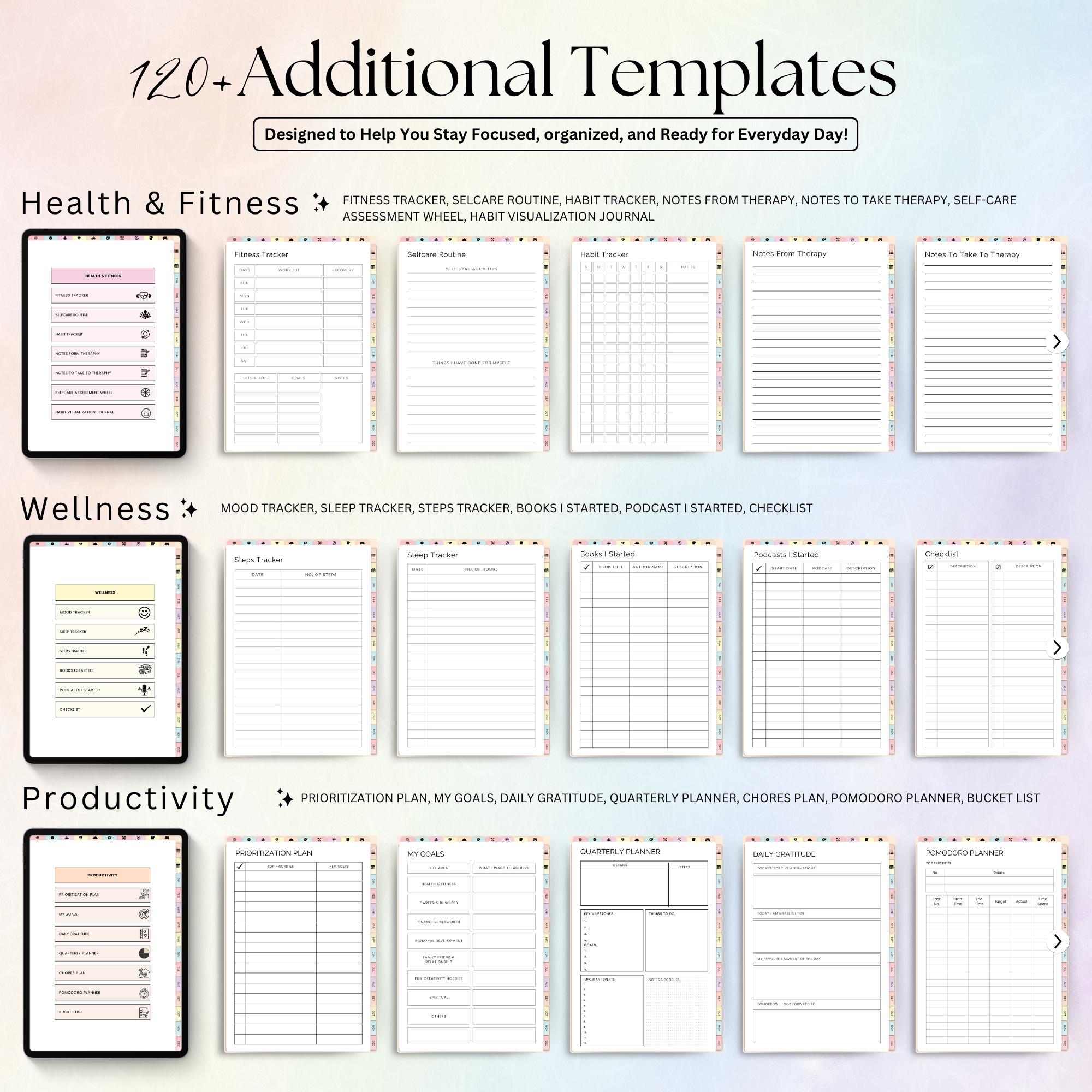 All-in-one Digital Planner 2025-2026: Daily, Weekly, & Monthly (digital ...