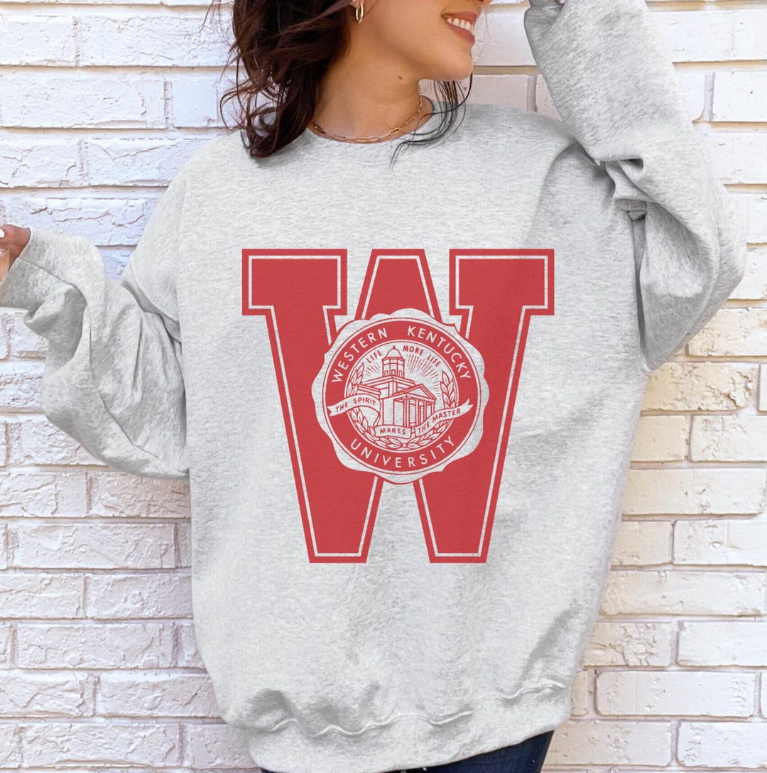 WKU Western Kentucky University College KY Retro Vintage Graphic Cozy Crewneck Sweatshirt ...