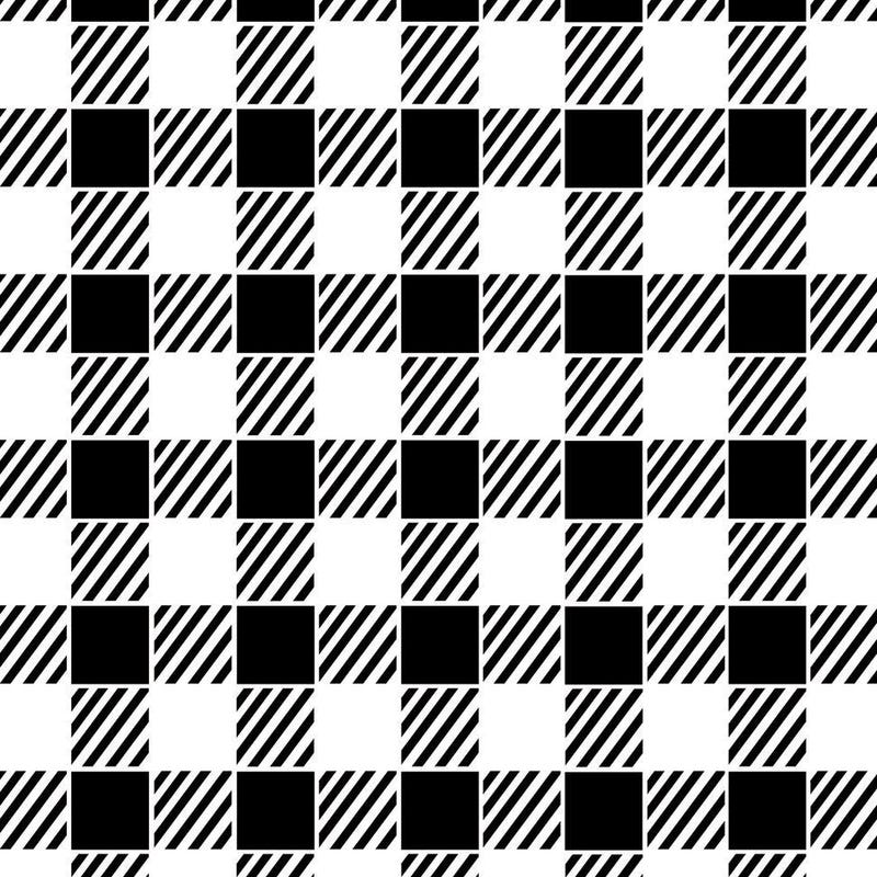 Buffalo Check Stencil - Etsy