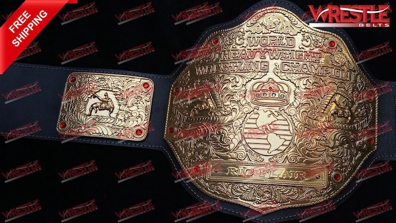 Big Gold World Heavyweight Wrestling Championship Title Belt | Custom ...