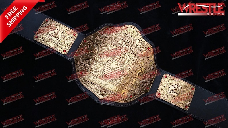 Big Gold World Heavyweight Wrestling Championship Title Belt | Custom ...