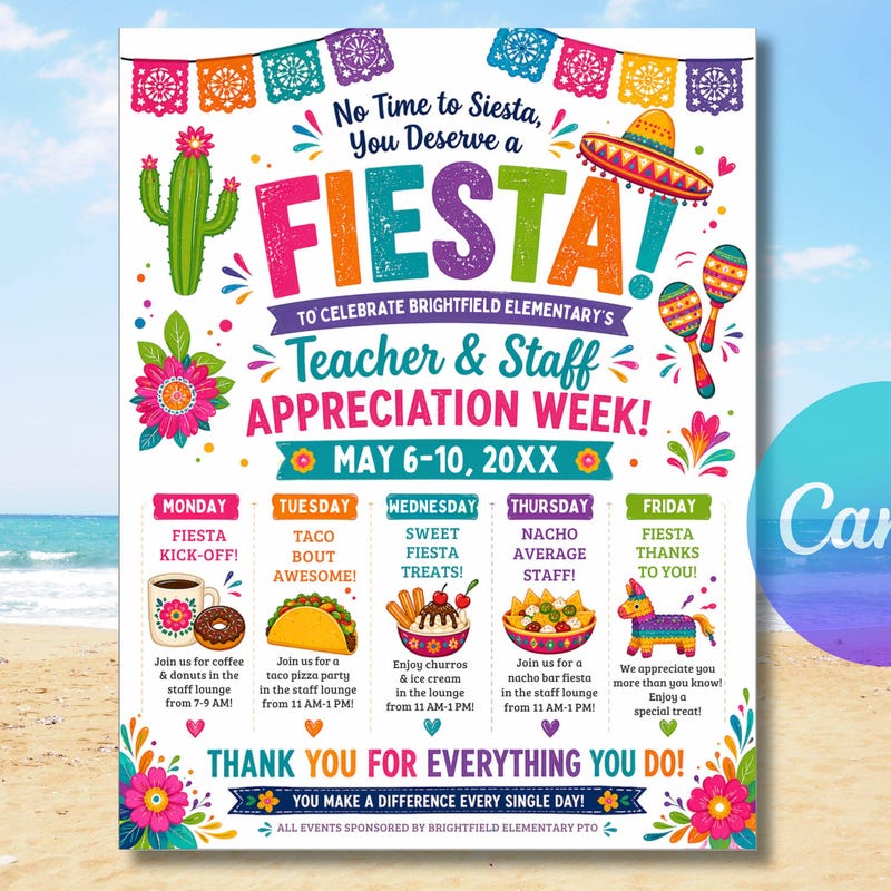 Taco Theme Staff Appreciation - Etsy