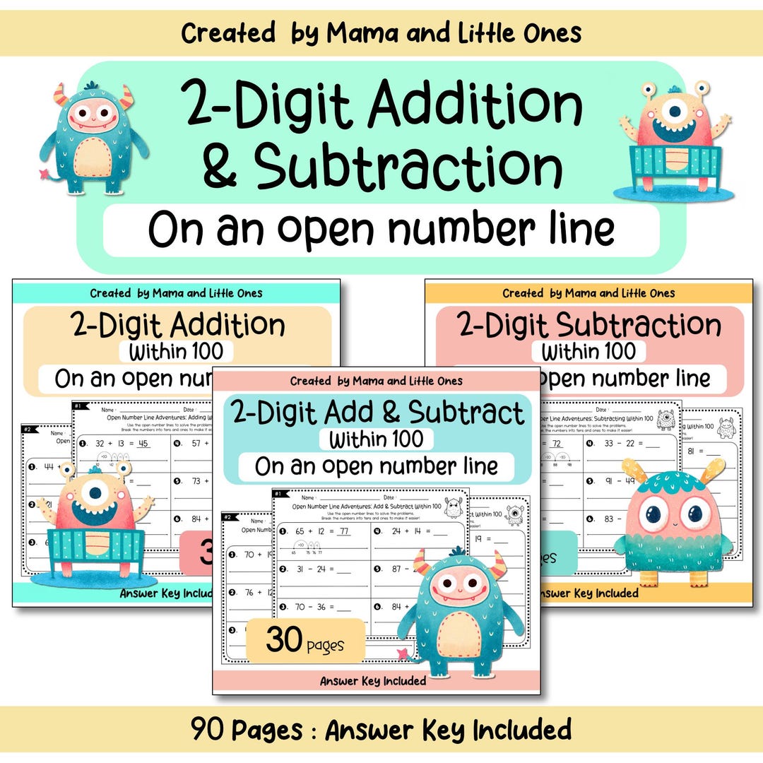 Second Grade Math Worksheets Third Grade Math Worksheets 2 Digit ...