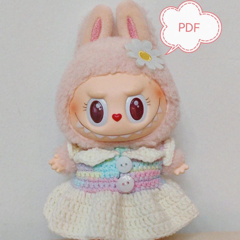 Labubu Rainbow Doll - Etsy