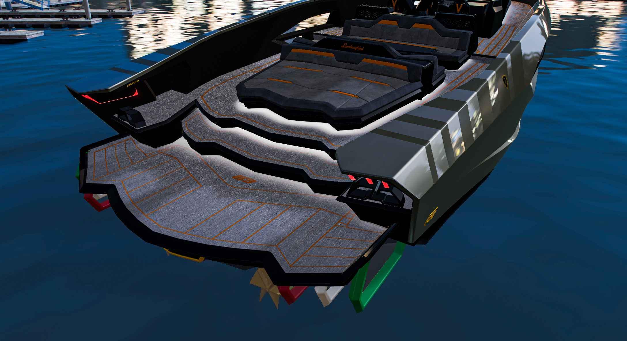 Lamborghini Tecnomar 63 Yacht - [fivem Ready] Boat Mod | Luxury Yacht ...