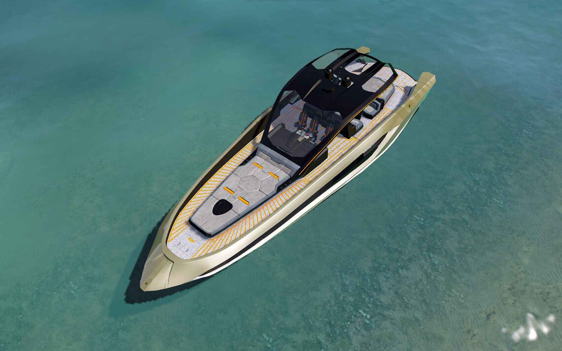 Lamborghini Tecnomar 63 Yacht - [fivem Ready] Boat Mod | Luxury Yacht ...