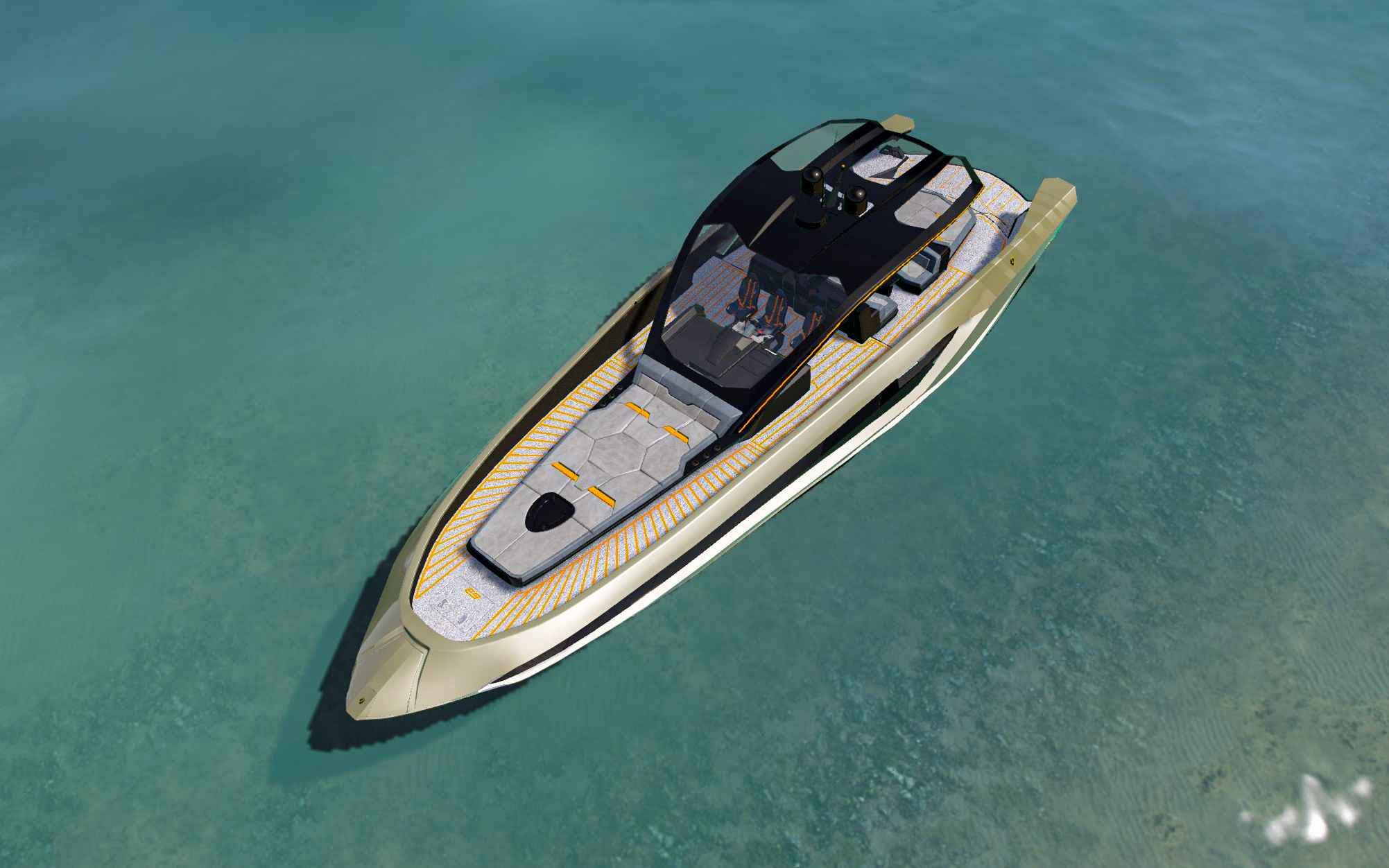 Lamborghini Tecnomar 63 Yacht - [fivem Ready] Boat Mod | Luxury Yacht ...