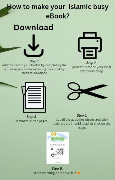 99 Names of Allah (swt) Colouring Ebook 119 Pages - Etsy