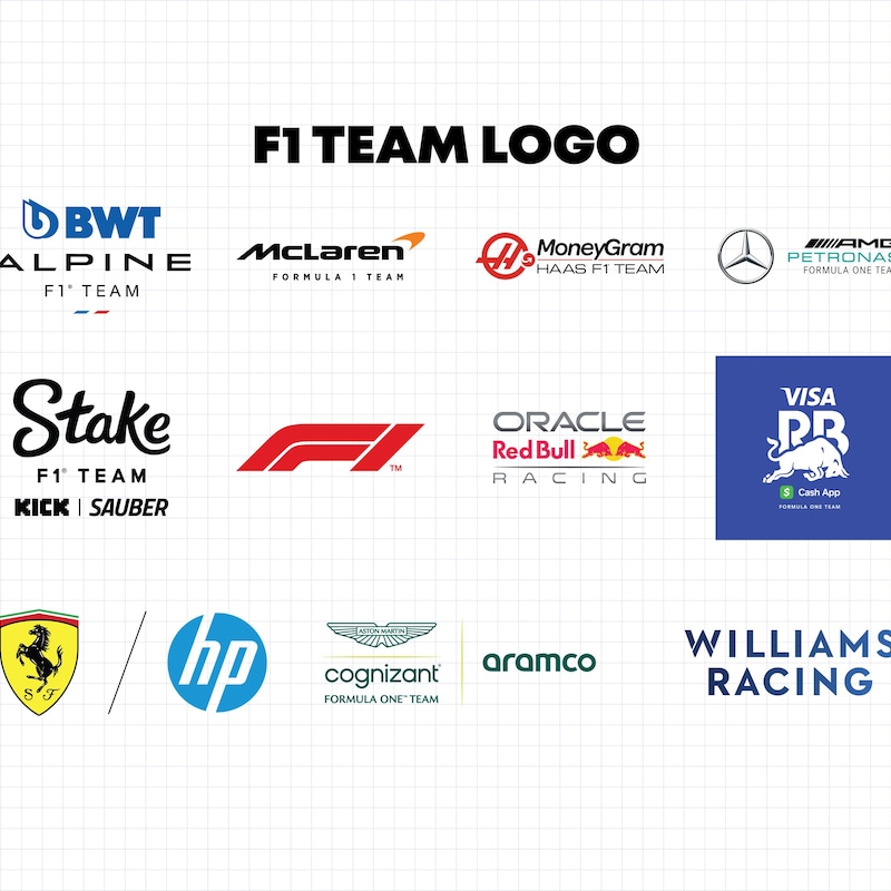 Formula One Logo Red Bull - Etsy