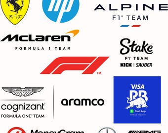 2025 F1 Team Logo, Racing Logo, F1 Driver Logo, Formula 1 Ai SVG PDF ...