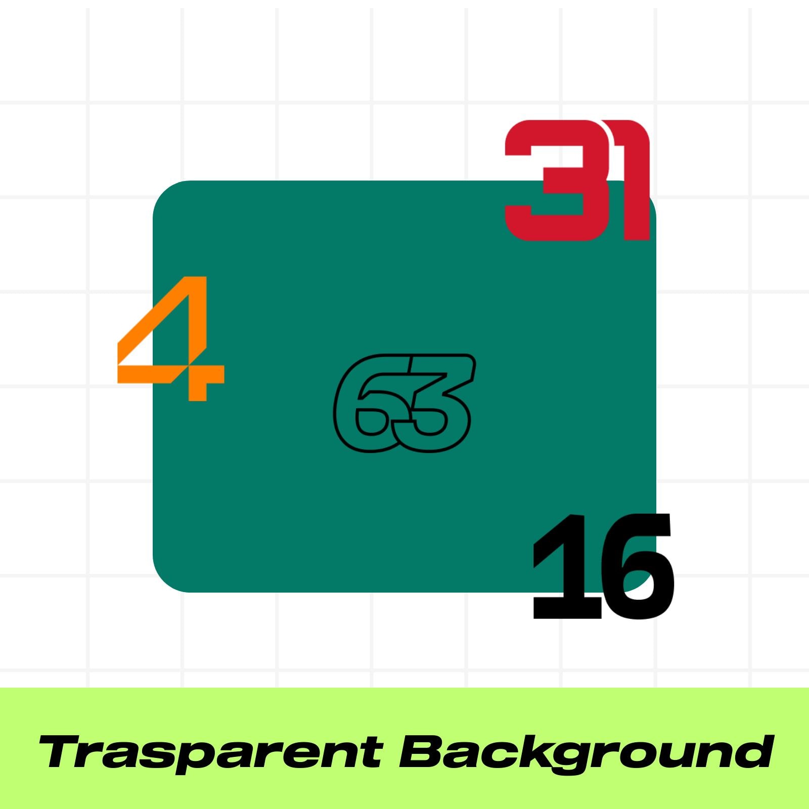 F1 Driver Numbers 2025 Editable Files SVG Ai PNG PDF Instant Download ...