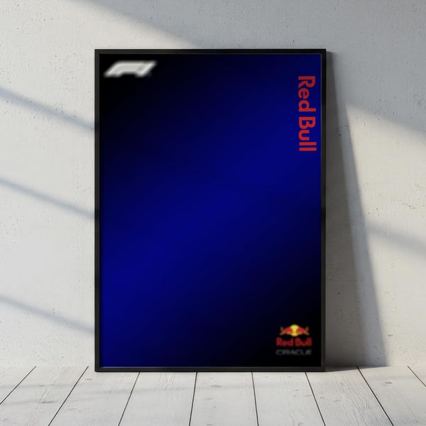 Blue Redbull Poster - Etsy UK