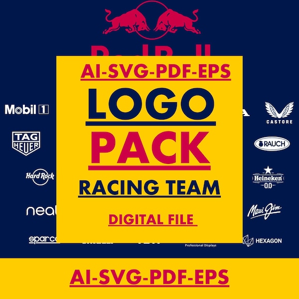 F1 Logos Redbull - Etsy UK