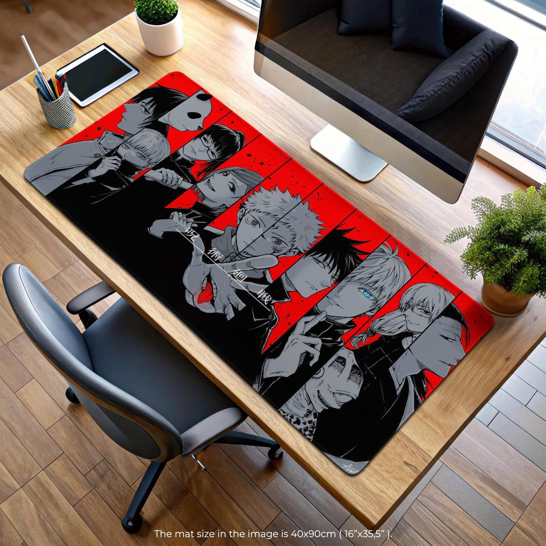 Jujutsu Kaisen Gaming Mouse Pad, Anime Desk Mat, Gojo Satoru Yuji ...