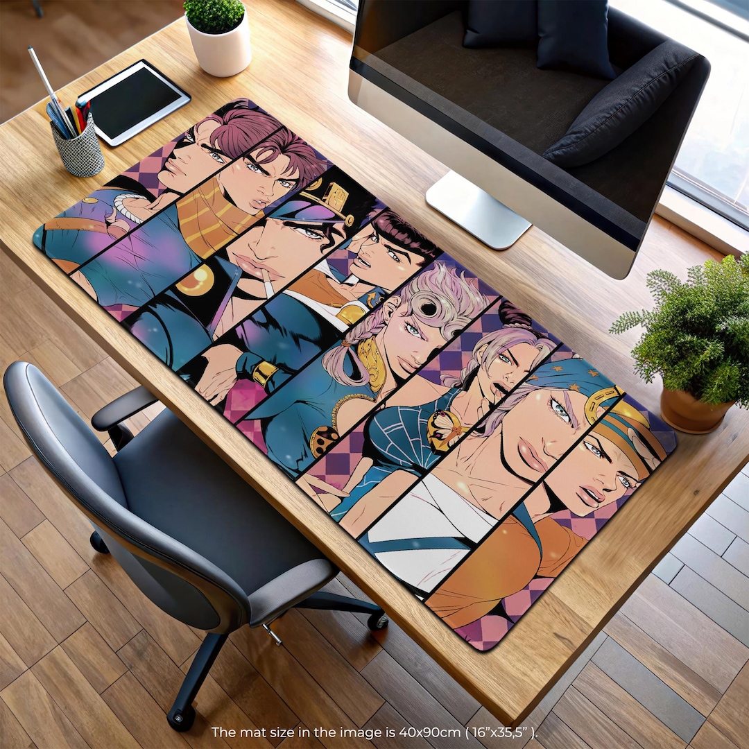 Jojo’s Bizarre Adventure Gaming Mouse Pad, Joestar Bloodline Desk Mat ...