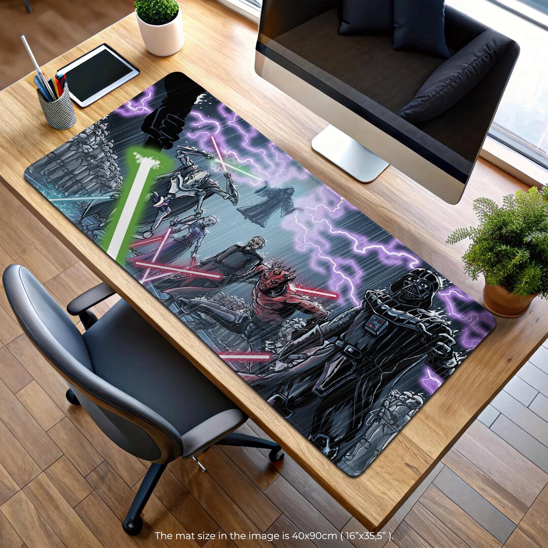 Star Wars Sith Lords Gaming Mouse Pad, Dark Side Desk Mat, Darth Vader ...