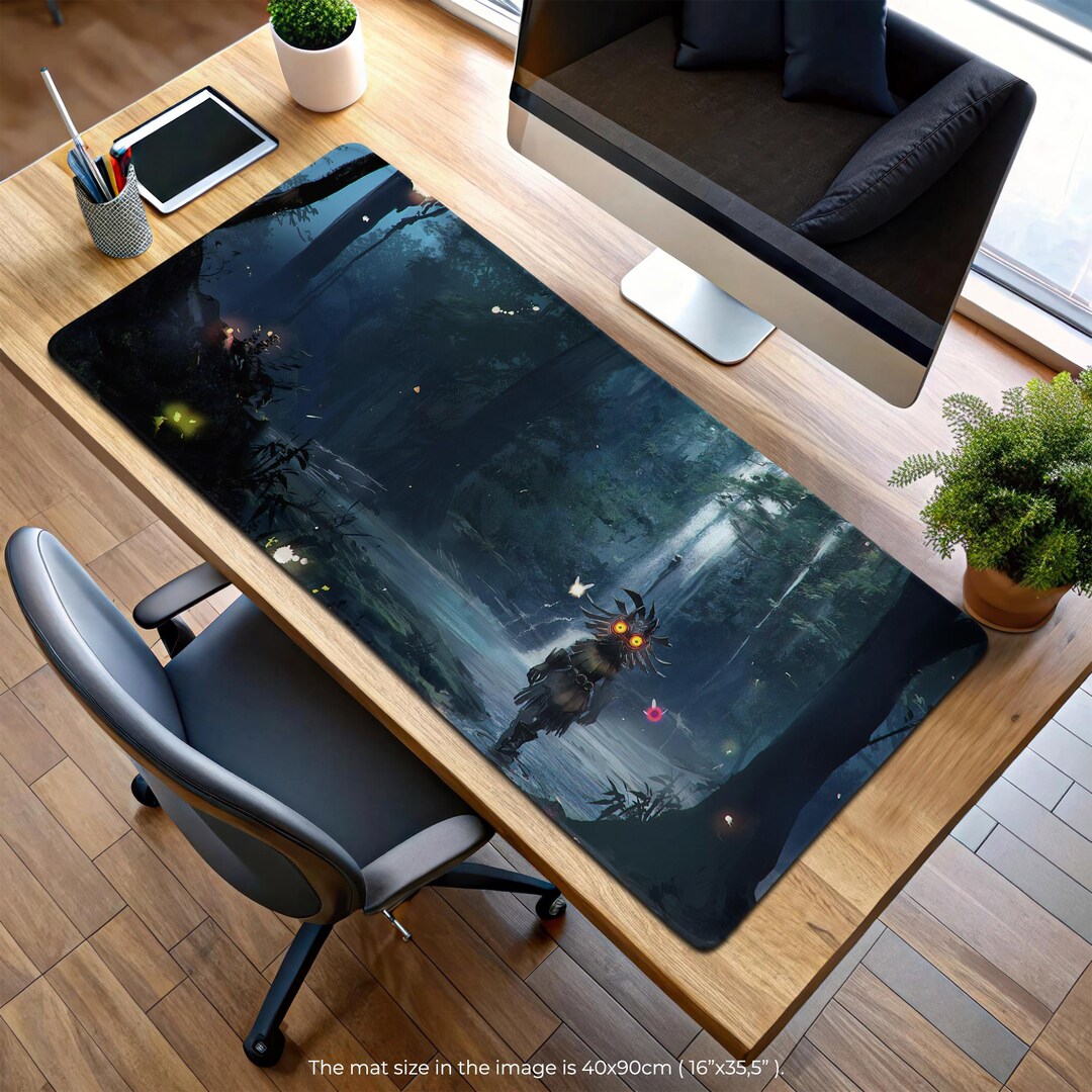 Majora's Mask Gaming Mouse Pad, Zelda Desk Mat, Mysterious Hyrule ...