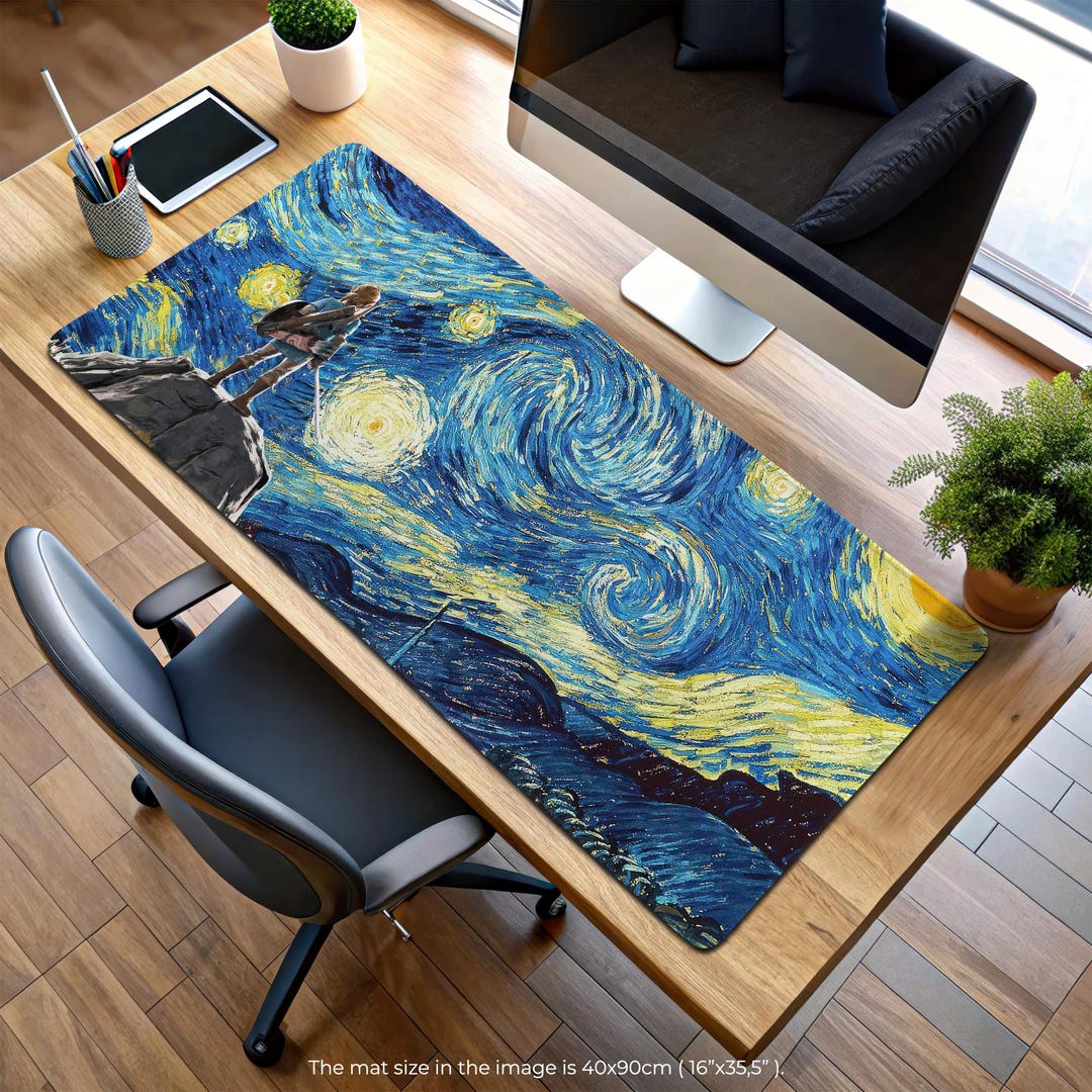 Zelda Gaming Mouse Pad, Zelda Desk Mat, Starry Night Link Desk ...