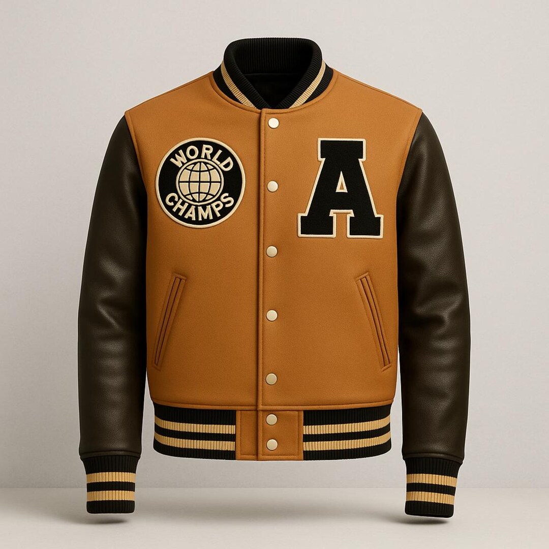 Handmade Varsity Style Letterman Jacket - Vintage Varsity Jacket ...