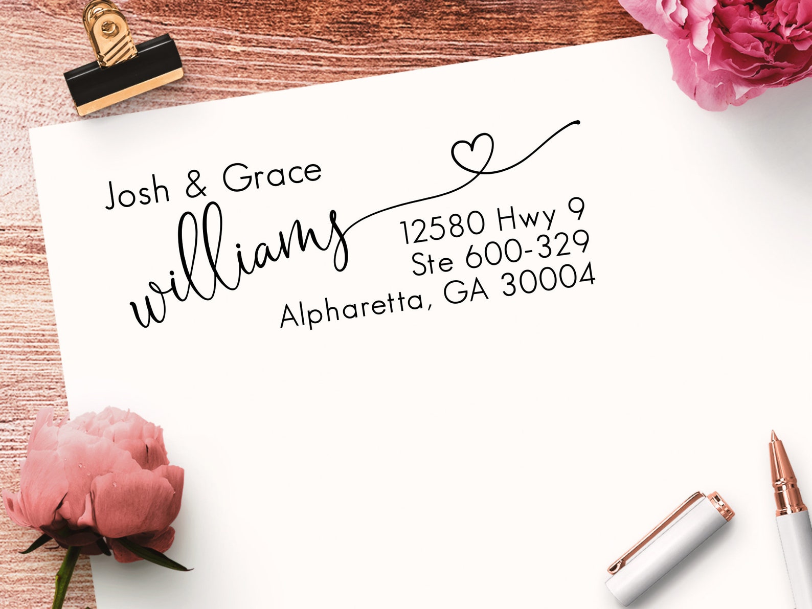 Address Stamp or Return Address Labels Custom Address Stamp | Etsy