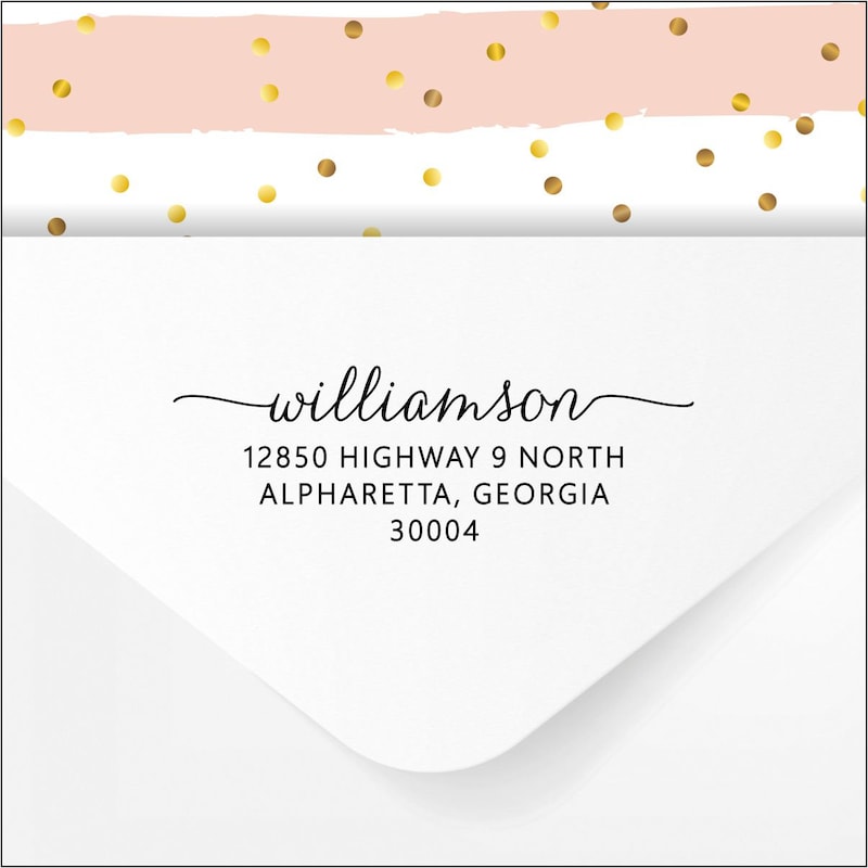 Custom Address Stamp - Etsy