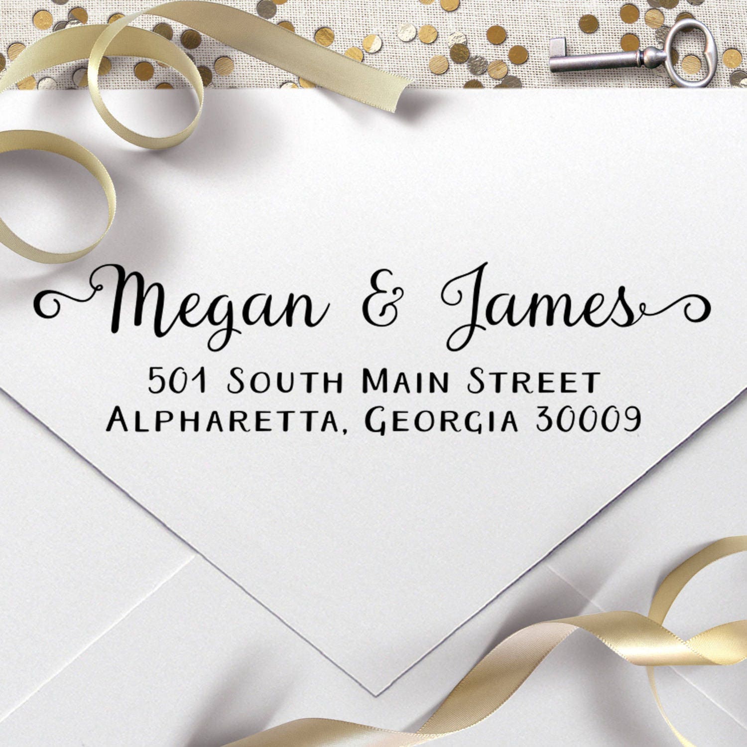 Address Stamp Custom Self Inking Stamp or Address Labels - Etsy