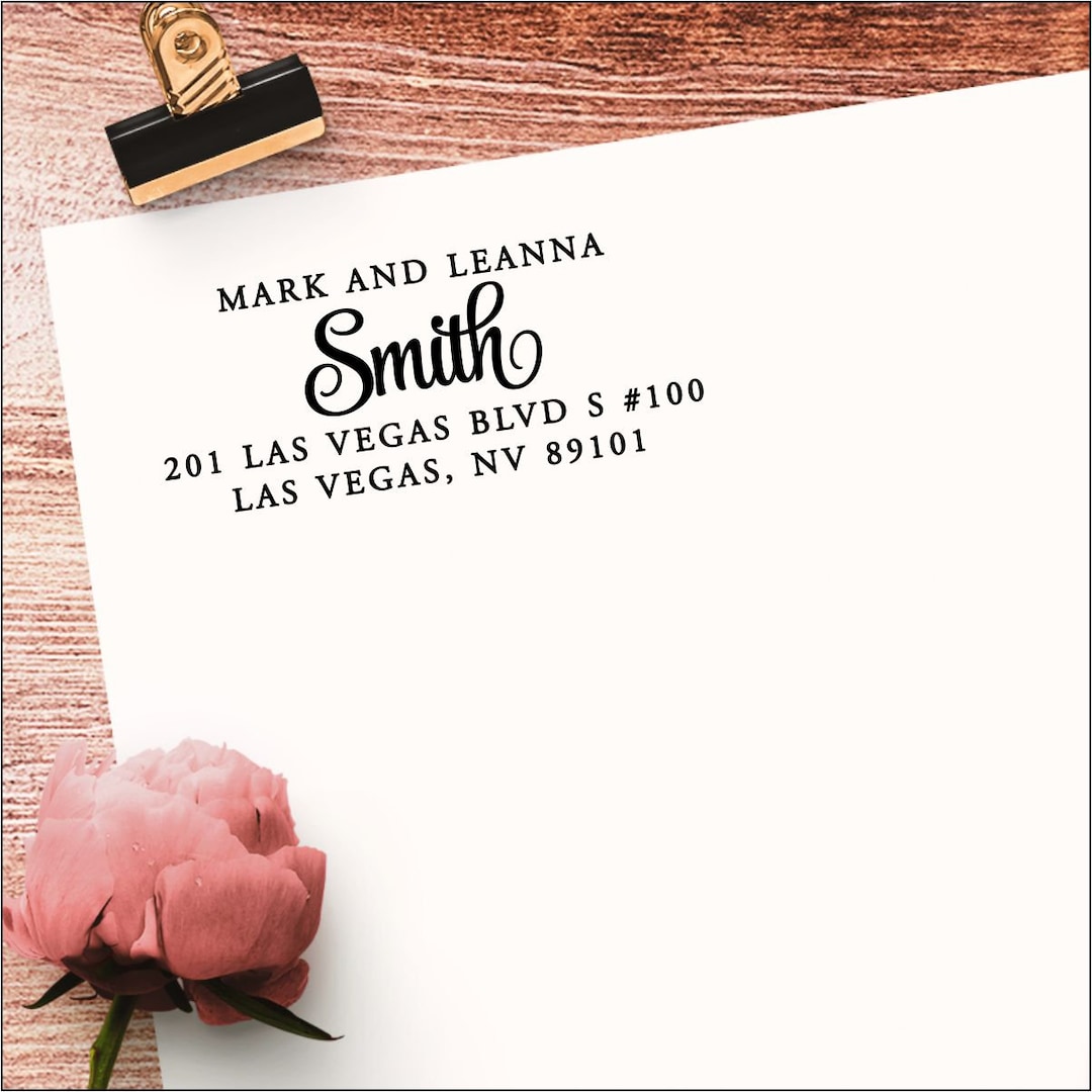 Serif + Script Self Inking Return Address Stamp GARSS2770 - Perfect ...