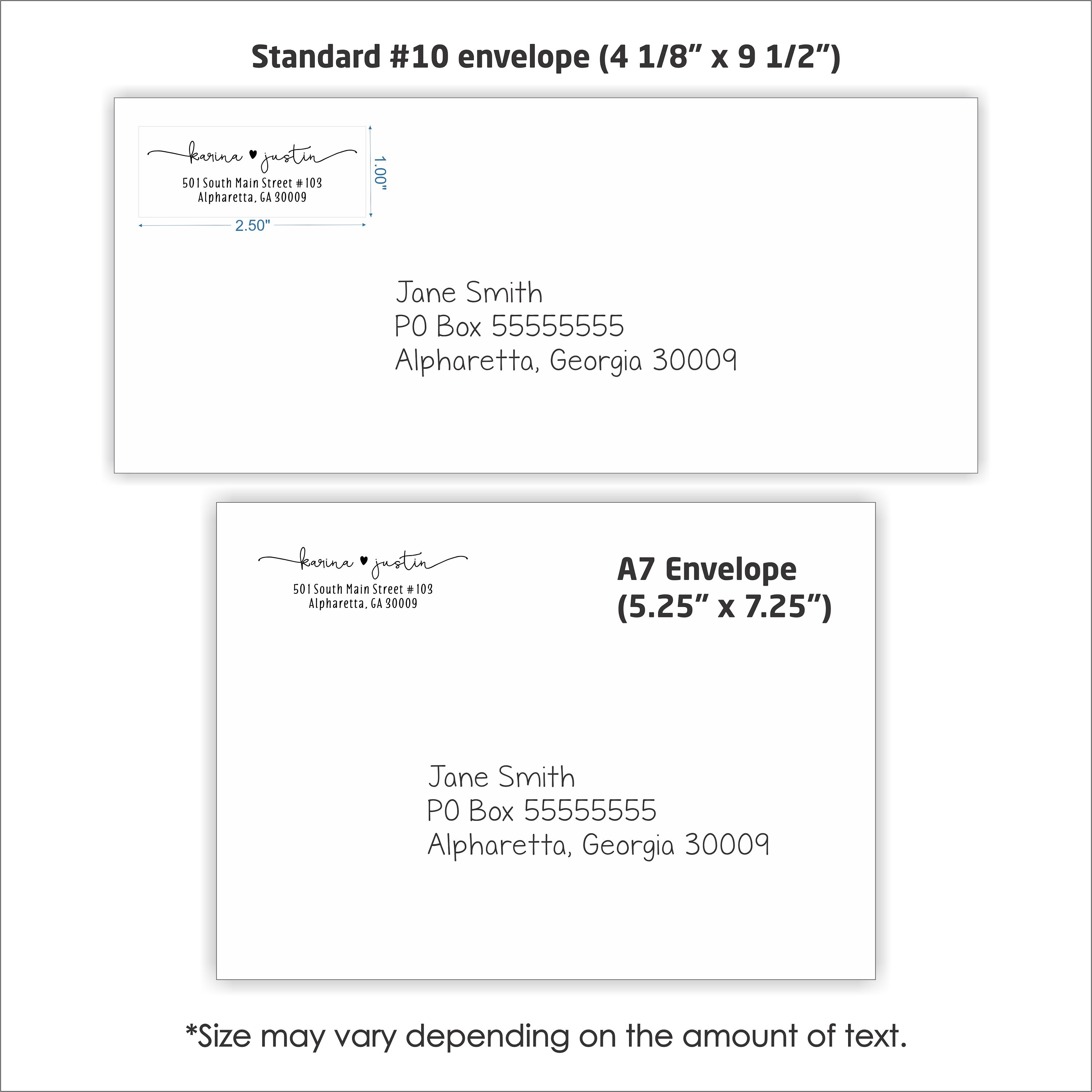 Return Address Stamp Self Ink Custom Address Stamp Wedding - Etsy