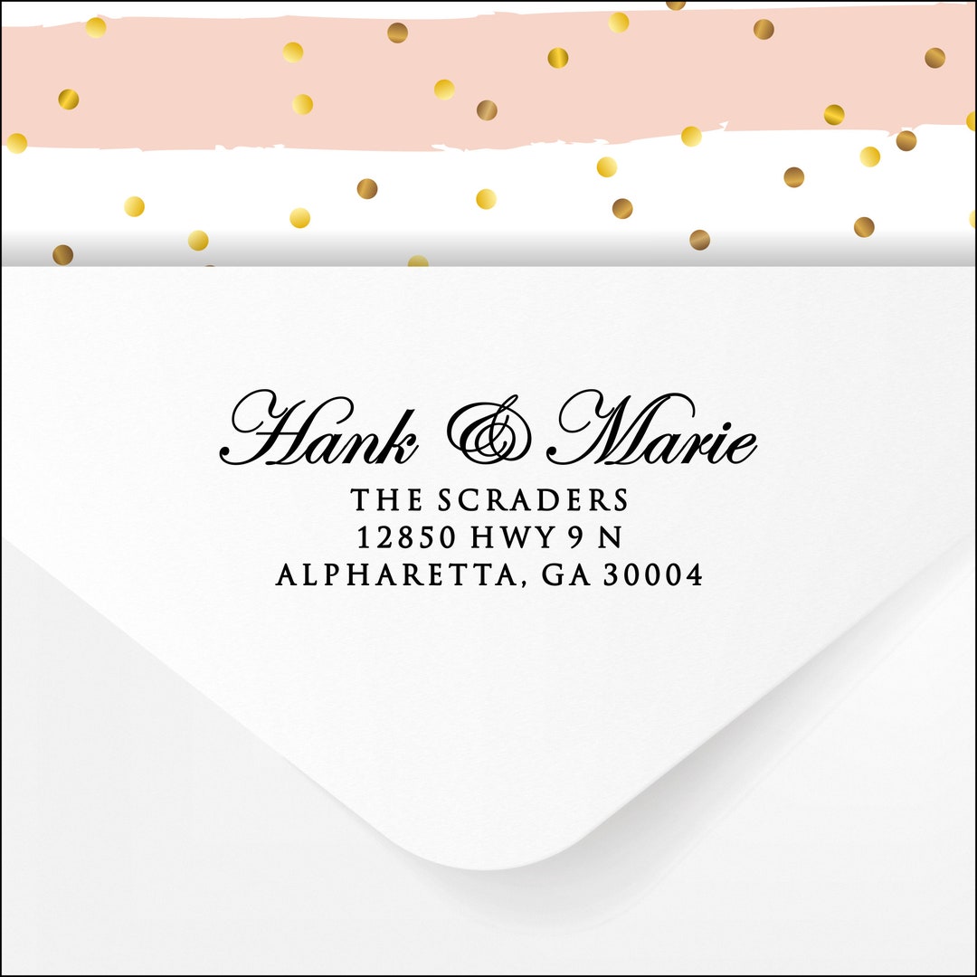 Return Address Stamp, Self Inking Stamper, or Address Labels, Return ...