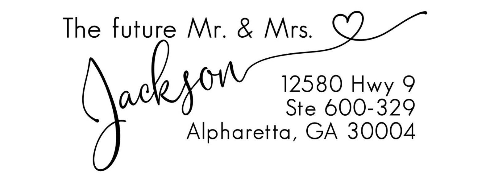 Address Stamp or Return Address Labels Custom Address Stamp | Etsy