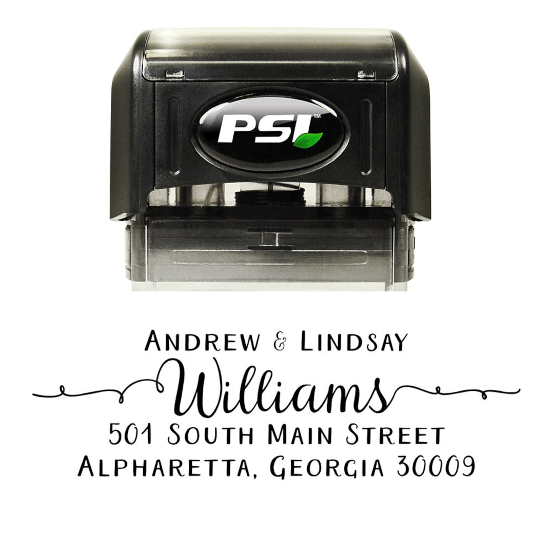 Address Stamp, Self Inking Address Stamp or Return Address Labels - Etsy