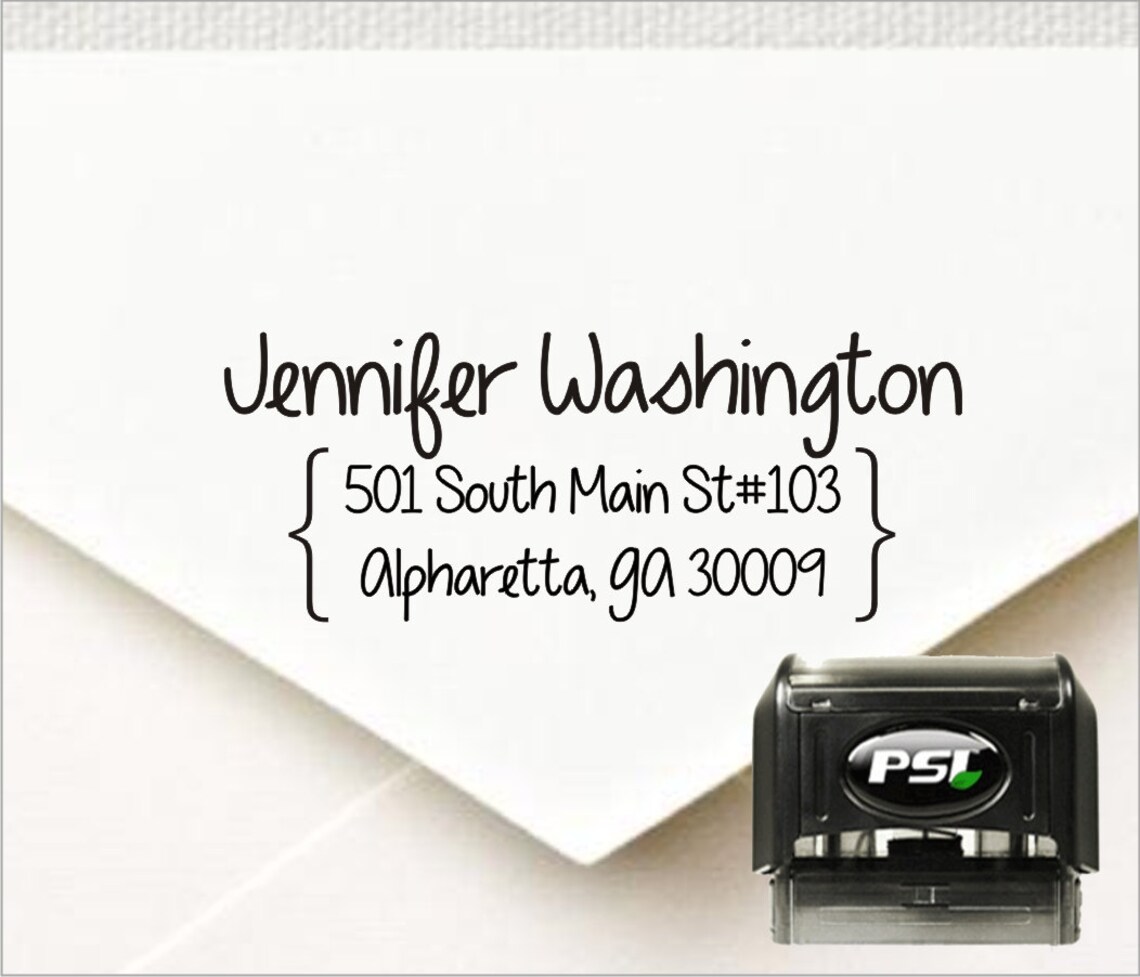 Custom Self Inking Return Address Stamp KGLU2770 Free - Etsy