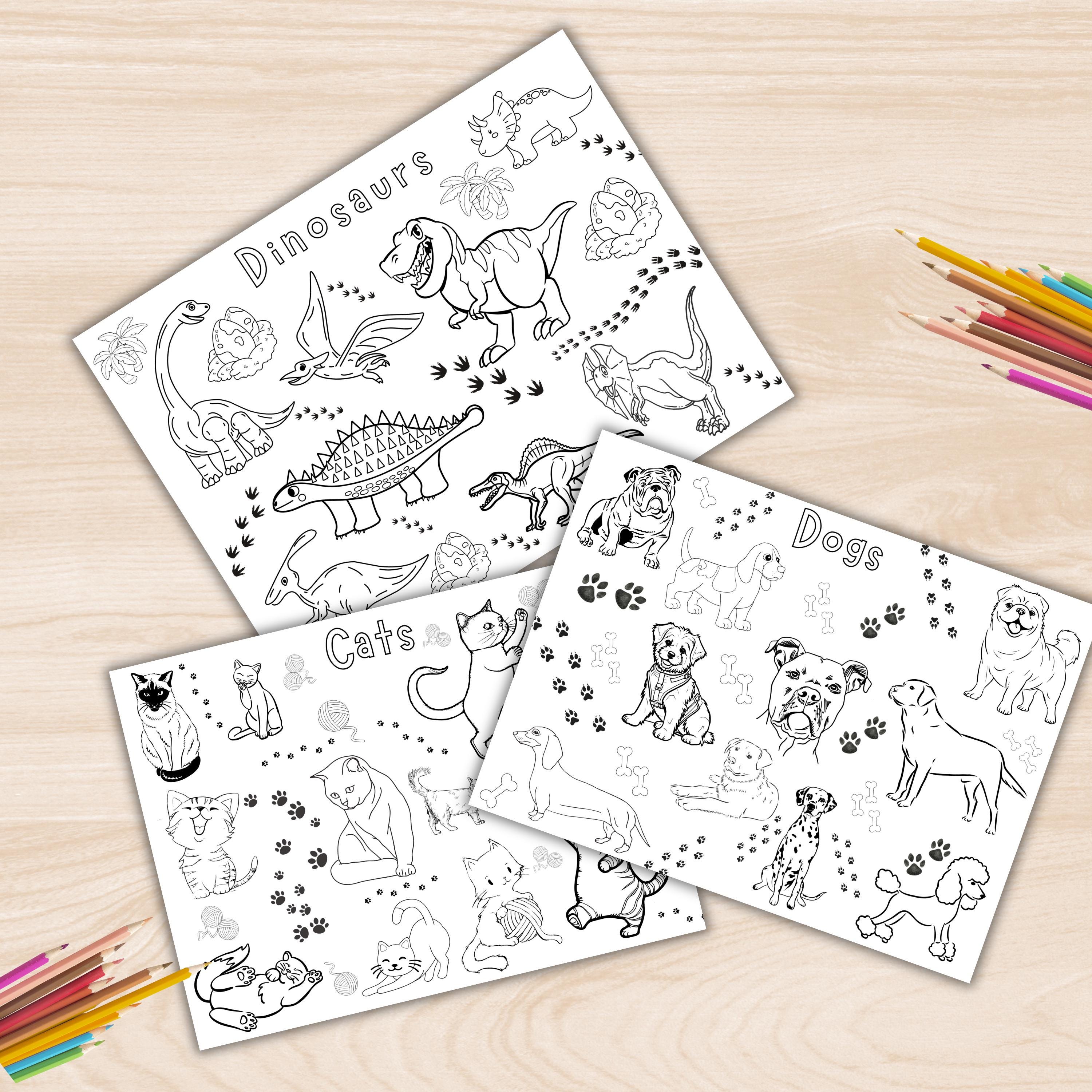 20 Fun Coloring Pages, Printable Coloring Pages, Animals Coloring, Food ...