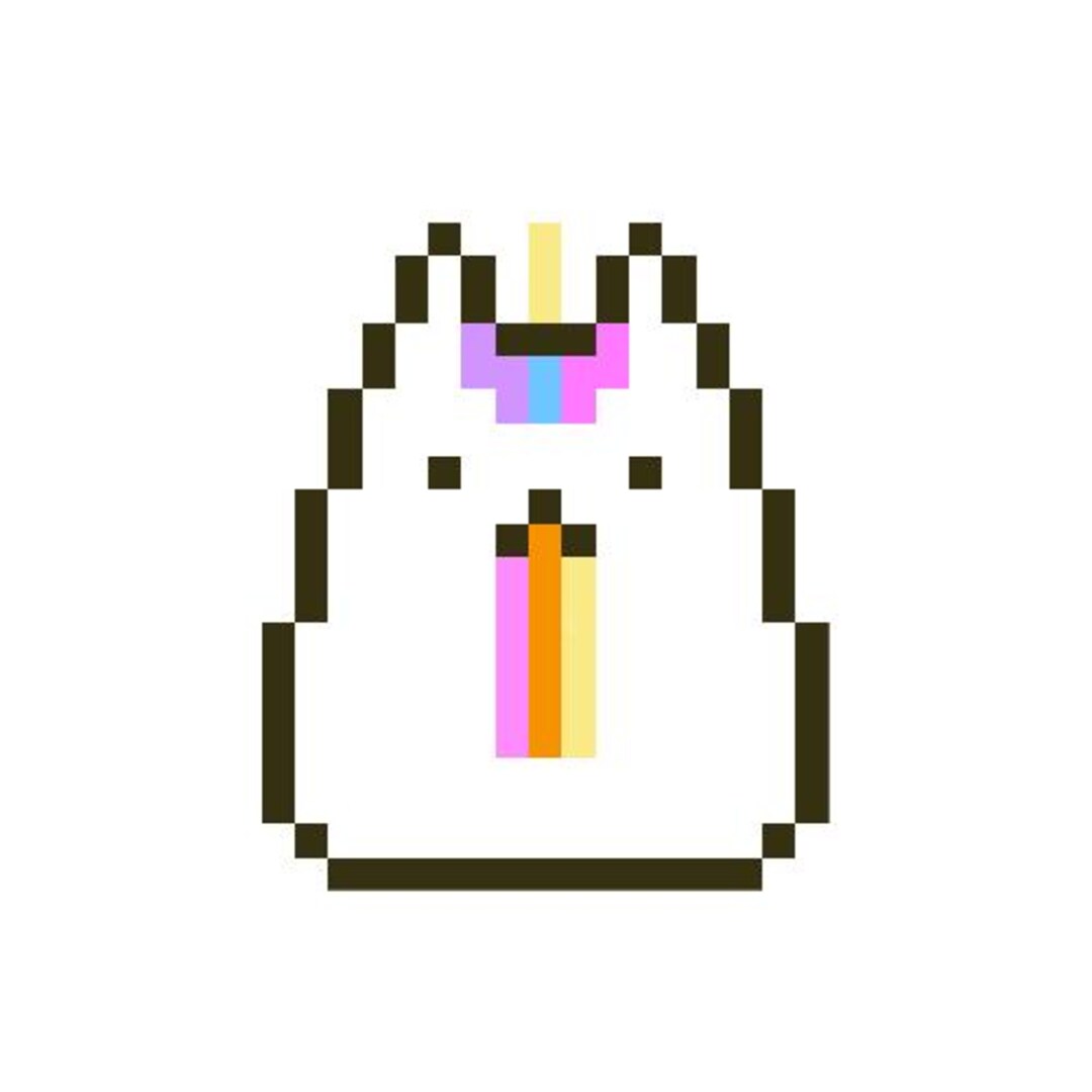 Cute Pixel Llama | Digital Download | Kawaii Unicorn Llama Pixel Art ...