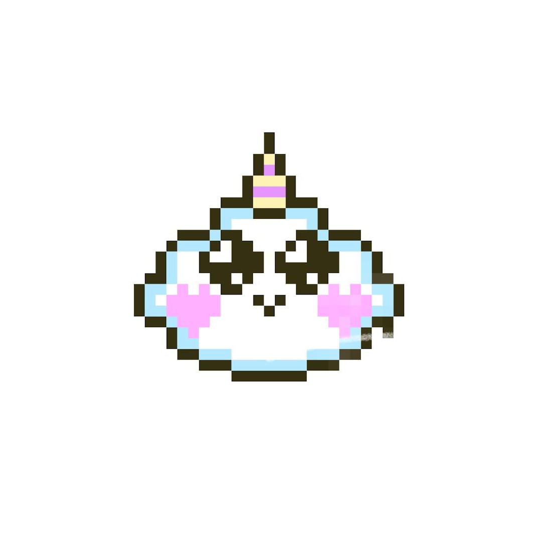 Pixel Narwhal Cloud | Cute Digital Art | Kawaii Printable Wall Decor - Etsy