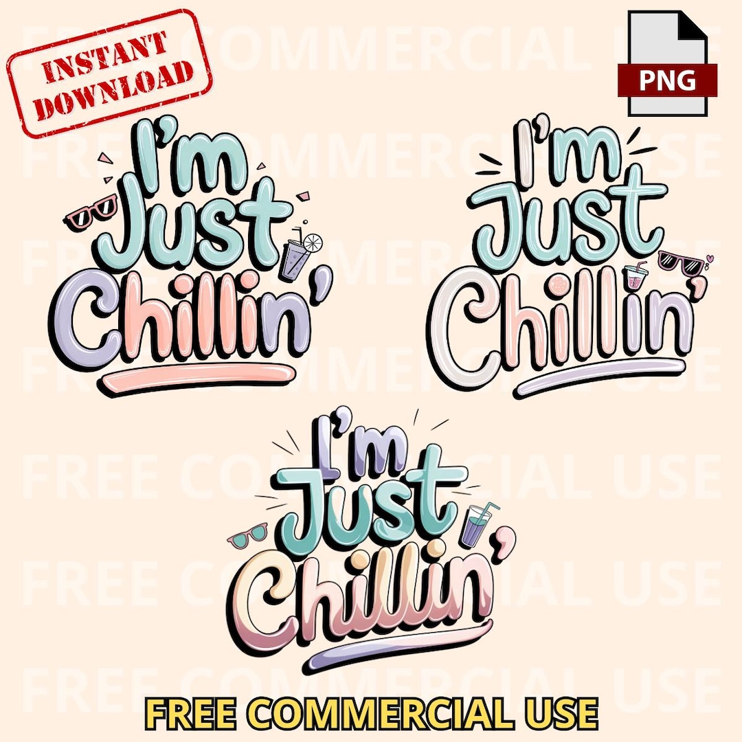 I'm Just Chillin' PNG - Chill Guy - PNG - Transparant - Cool Design ...