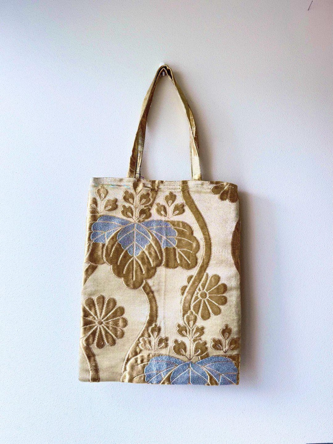 NEW!! Japanese Tote Bag, Special Bag, Made From Kimono Obi, Handmade ...