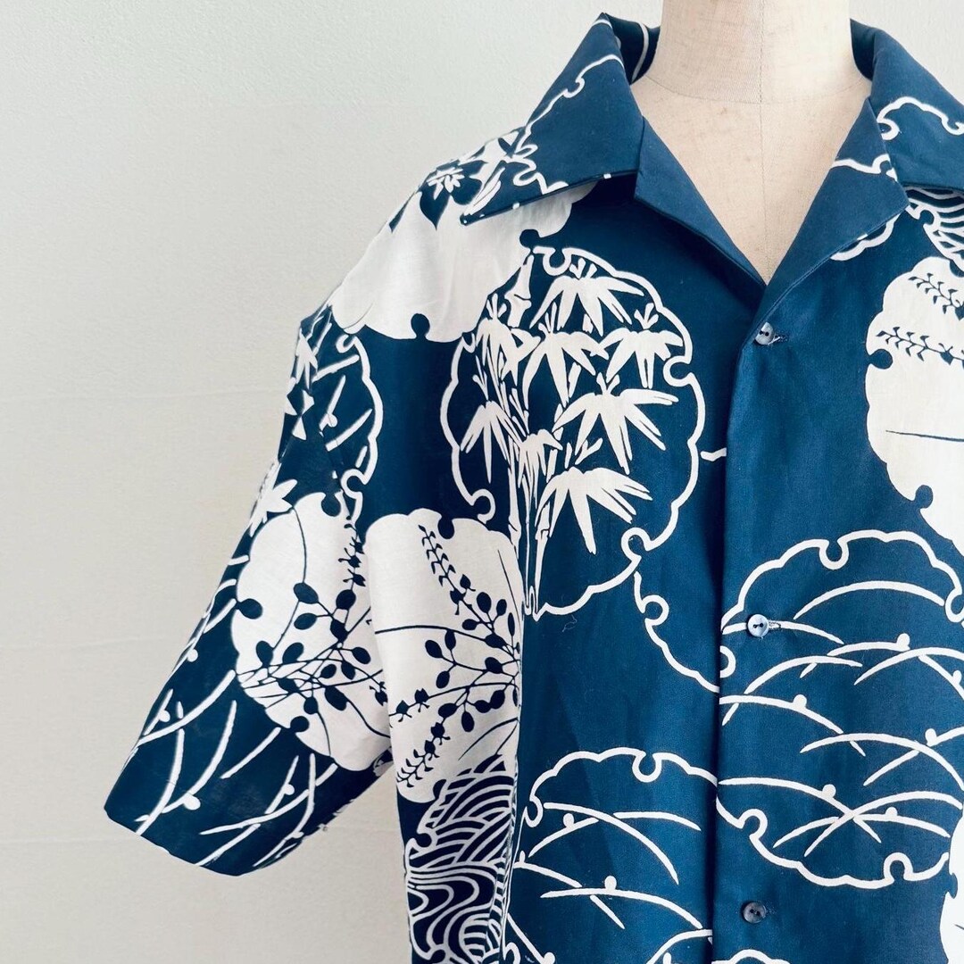 NEW!!! Vintage Japanese Aloha Shirt, Made in Japan, Handmade, Japanese ...