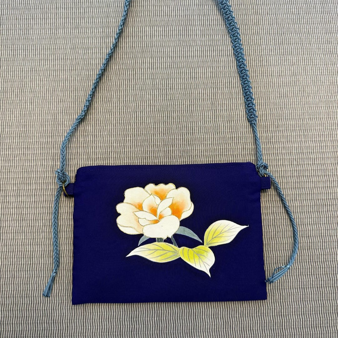 Kimono Obi Bag, Obi Jime, Handmade, Made in Japan, Japanese Style ...